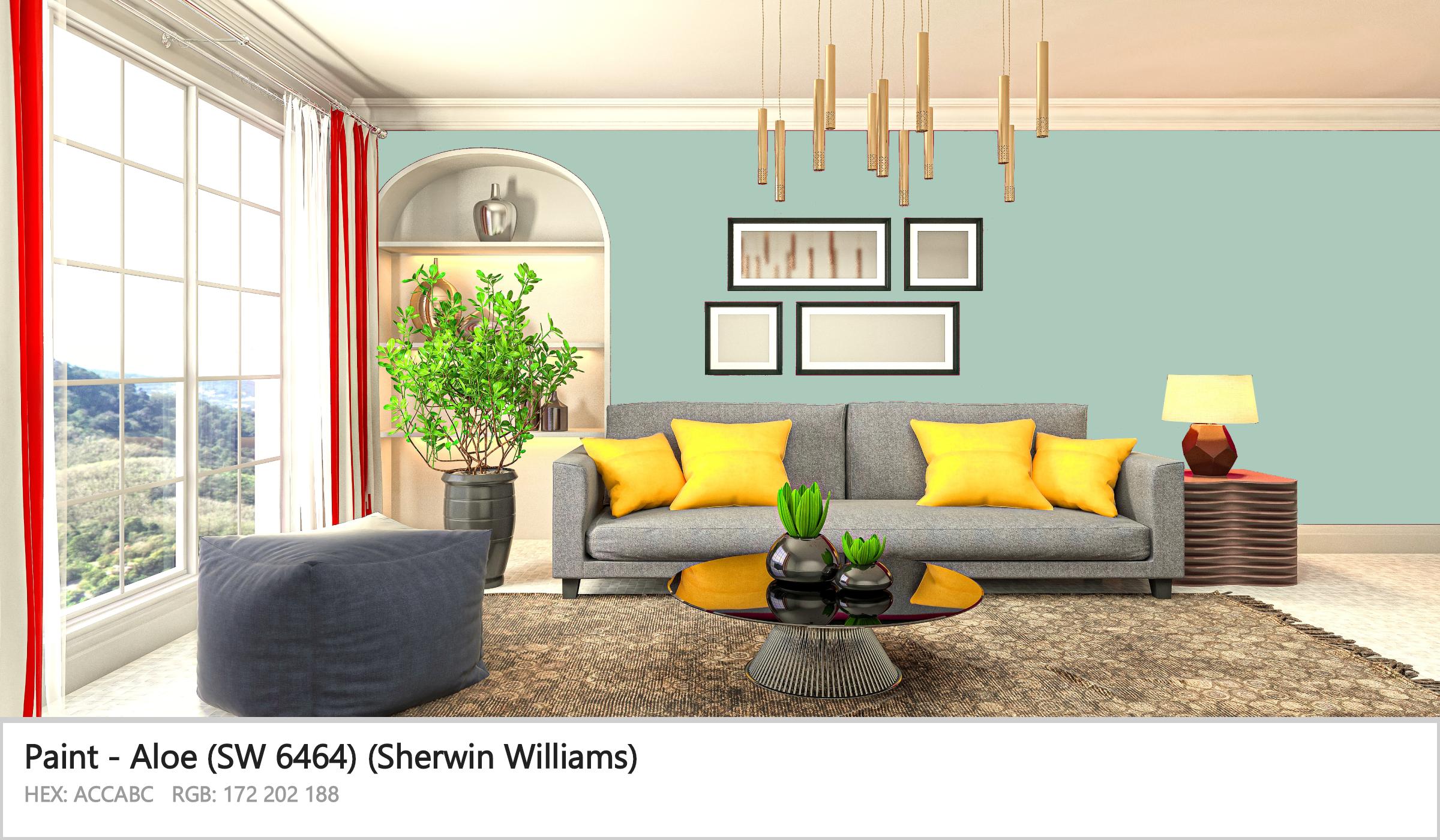 Sherwin Williams Aloe (SW 6464) Paint color codes, similar paints and ...