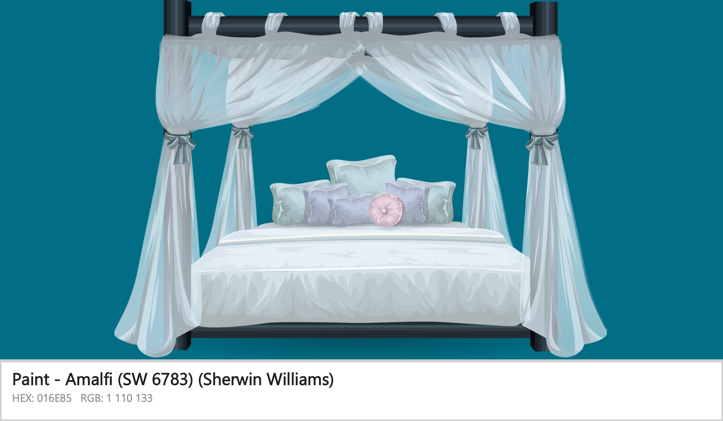 Sherwin Williams Amalfi (SW 6783) Paint color codes, similar paints and ...