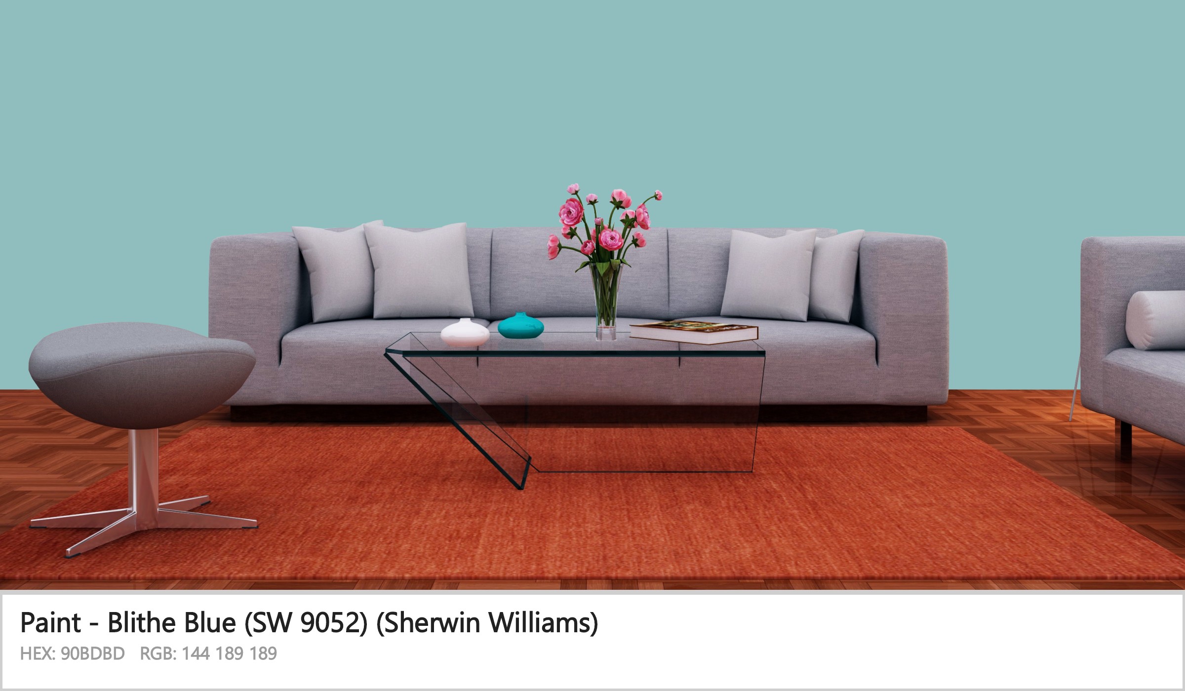 Sherwin Williams Blithe Blue (SW 9052) Paint color codes, similar ...