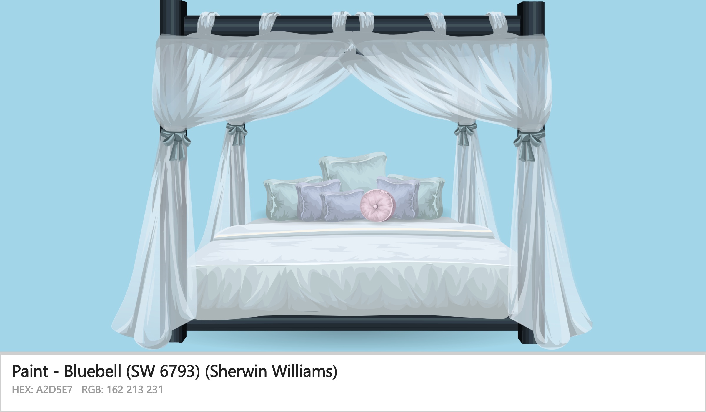 Sherwin Williams Bluebell (SW 6793) Paint color codes, similar paints ...