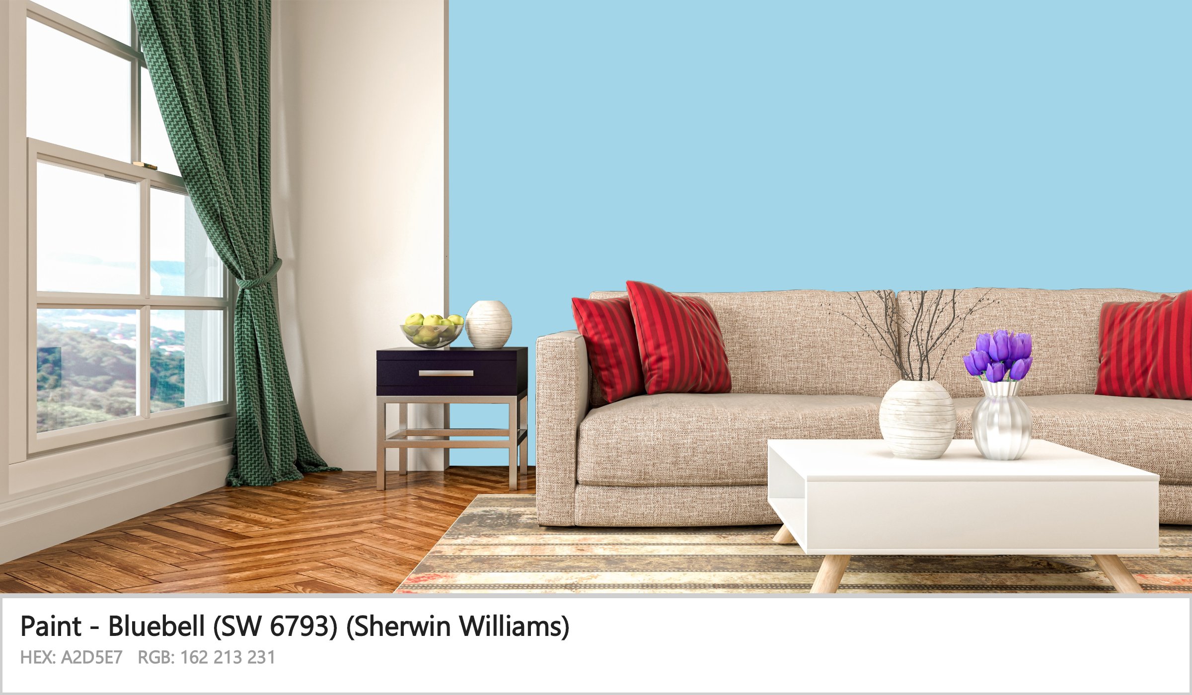 Sherwin Williams Bluebell (SW 6793) Paint color codes, similar paints ...