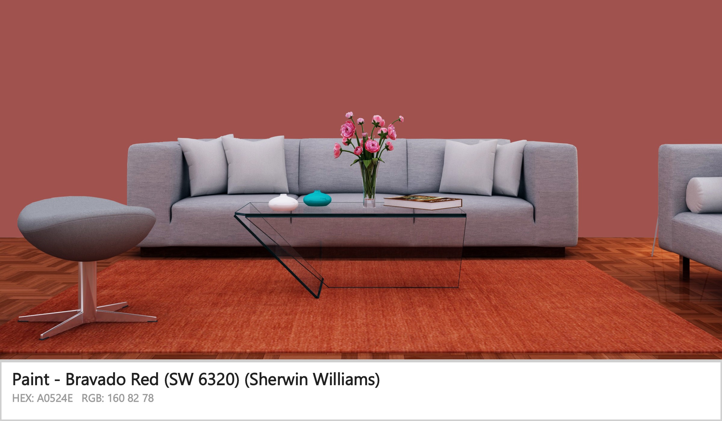 Sherwin Williams Bravado Red (SW 6320) Paint color codes, similar ...