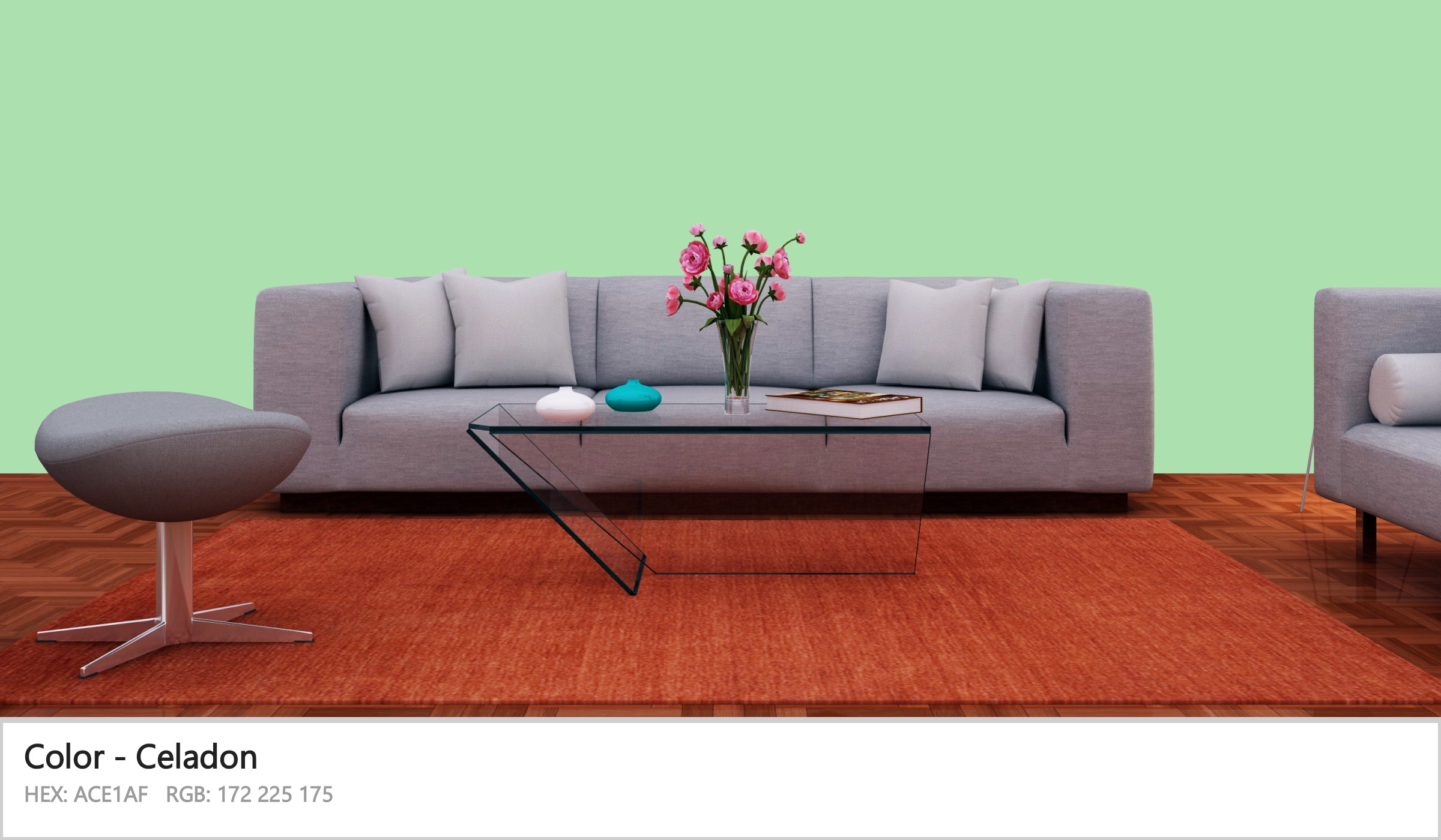 About Celadon - Color meaning, codes, similar colors and paints ...