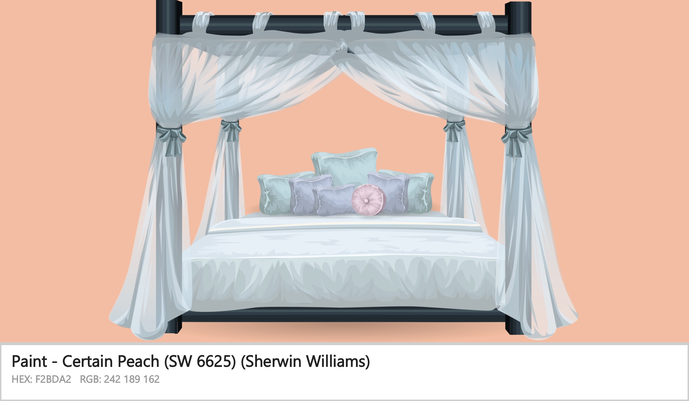 Sherwin Williams Certain Peach (SW 6625) Paint color codes, similar ...