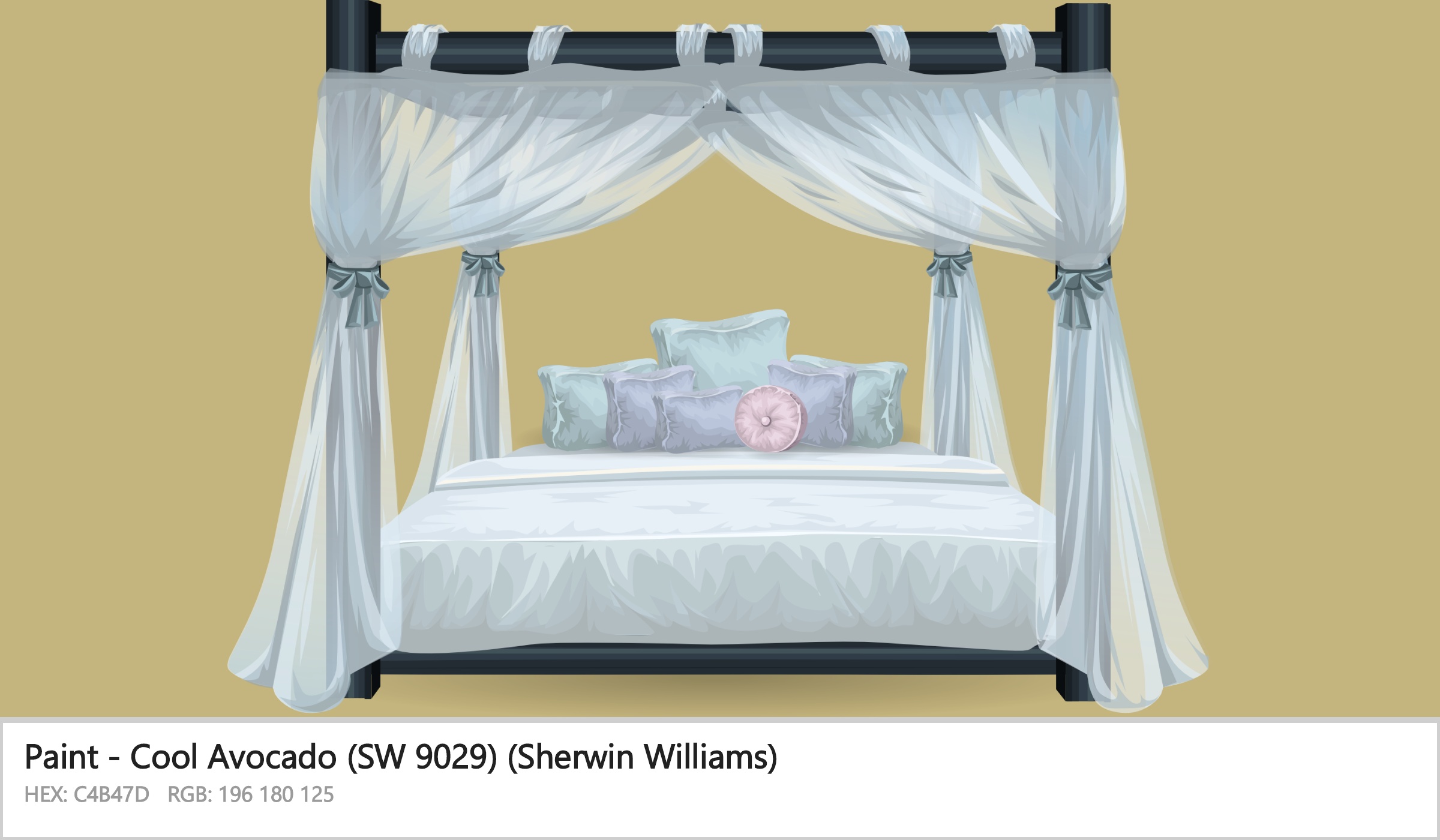 Sherwin Williams Cool Avocado (SW 9029) Paint color codes, similar ...