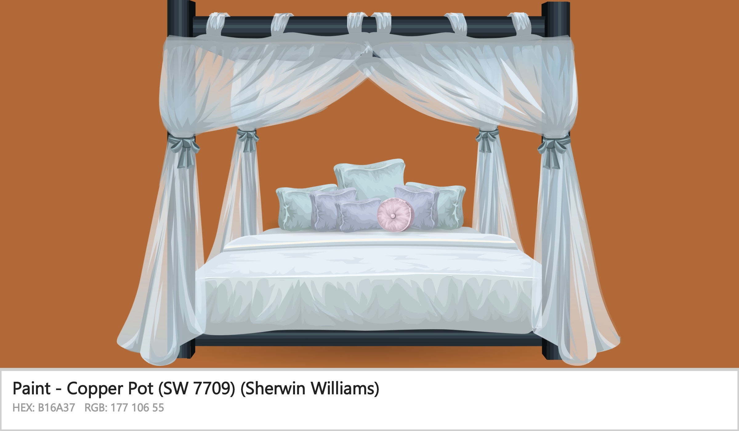 Sherwin Williams Copper Pot (SW 7709) Paint color codes, similar paints ...