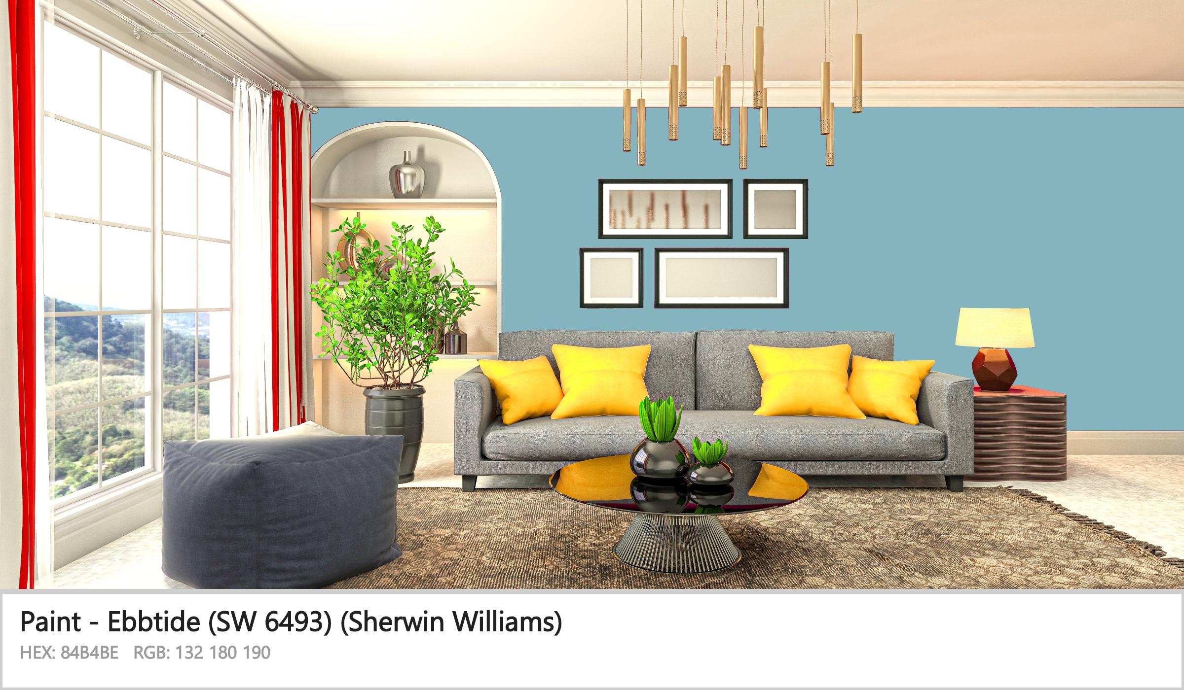 Sherwin Williams Ebbtide (SW 6493) Paint color codes, similar paints ...