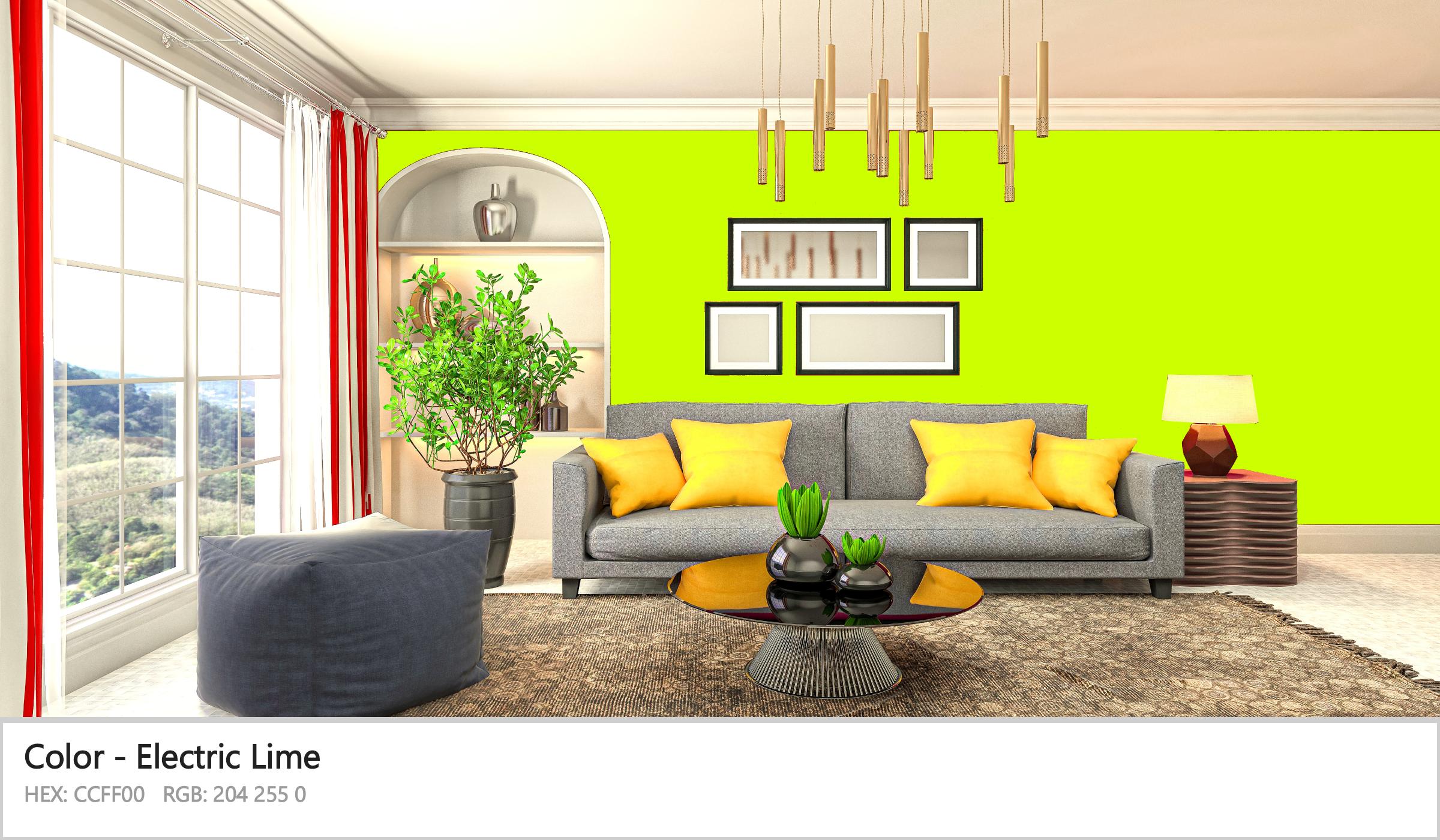 About Electric Lime - Color meaning, codes, similar colors and paints ...