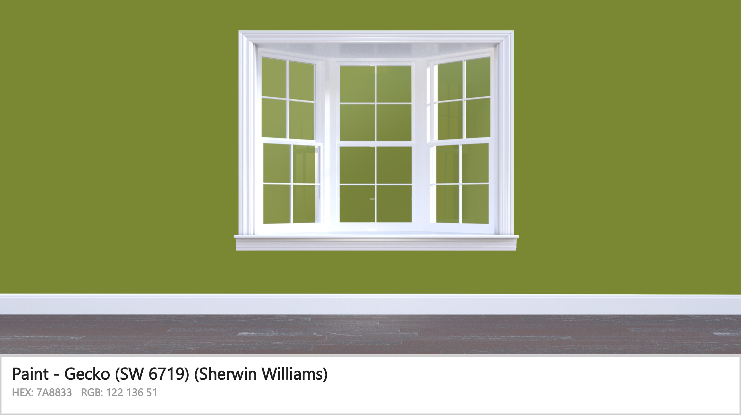 Sherwin Williams Gecko (SW 6719) Paint color codes, similar paints and ...