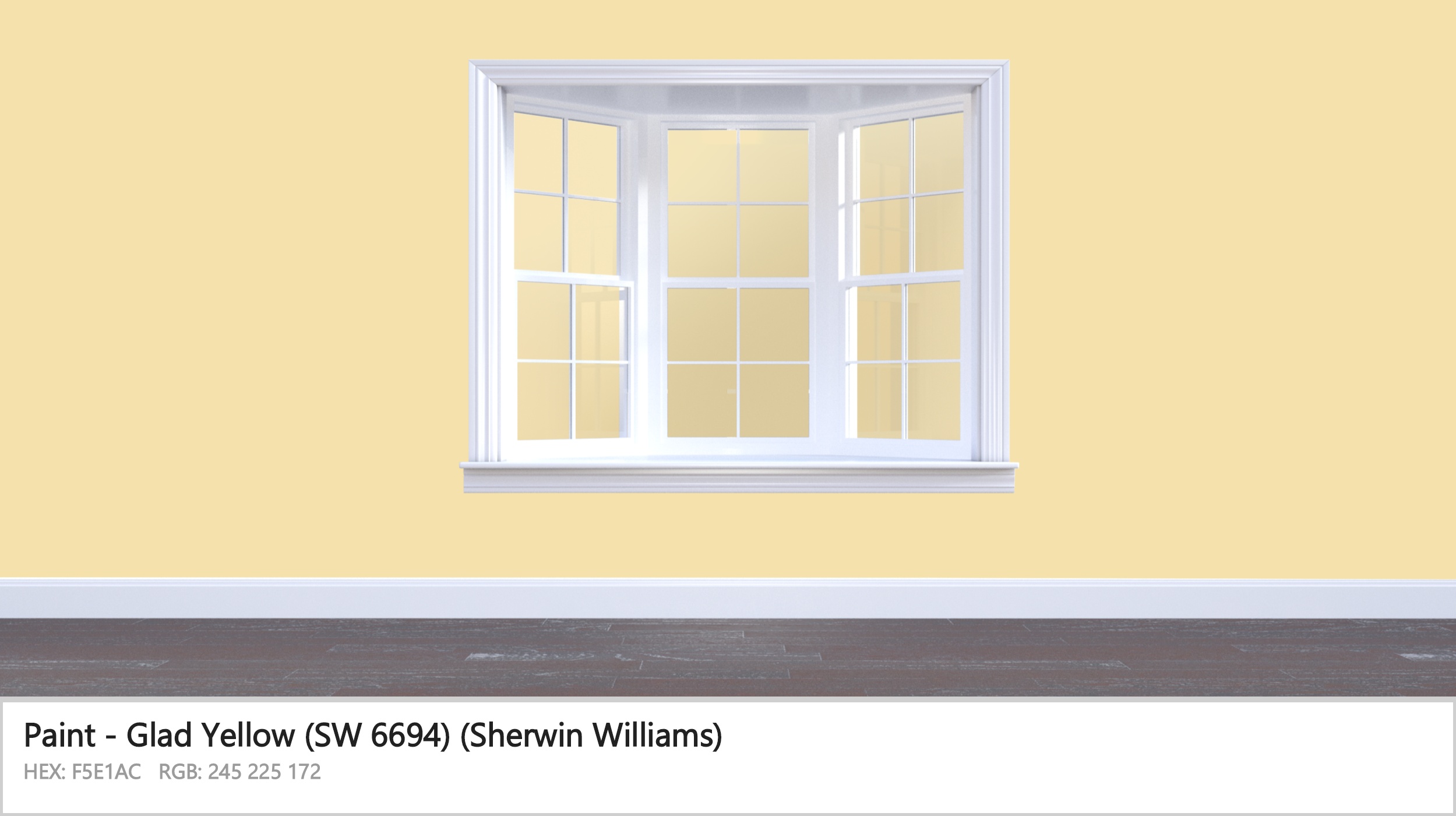 Sherwin Williams Glad Yellow (SW 6694) Paint color codes, similar ...