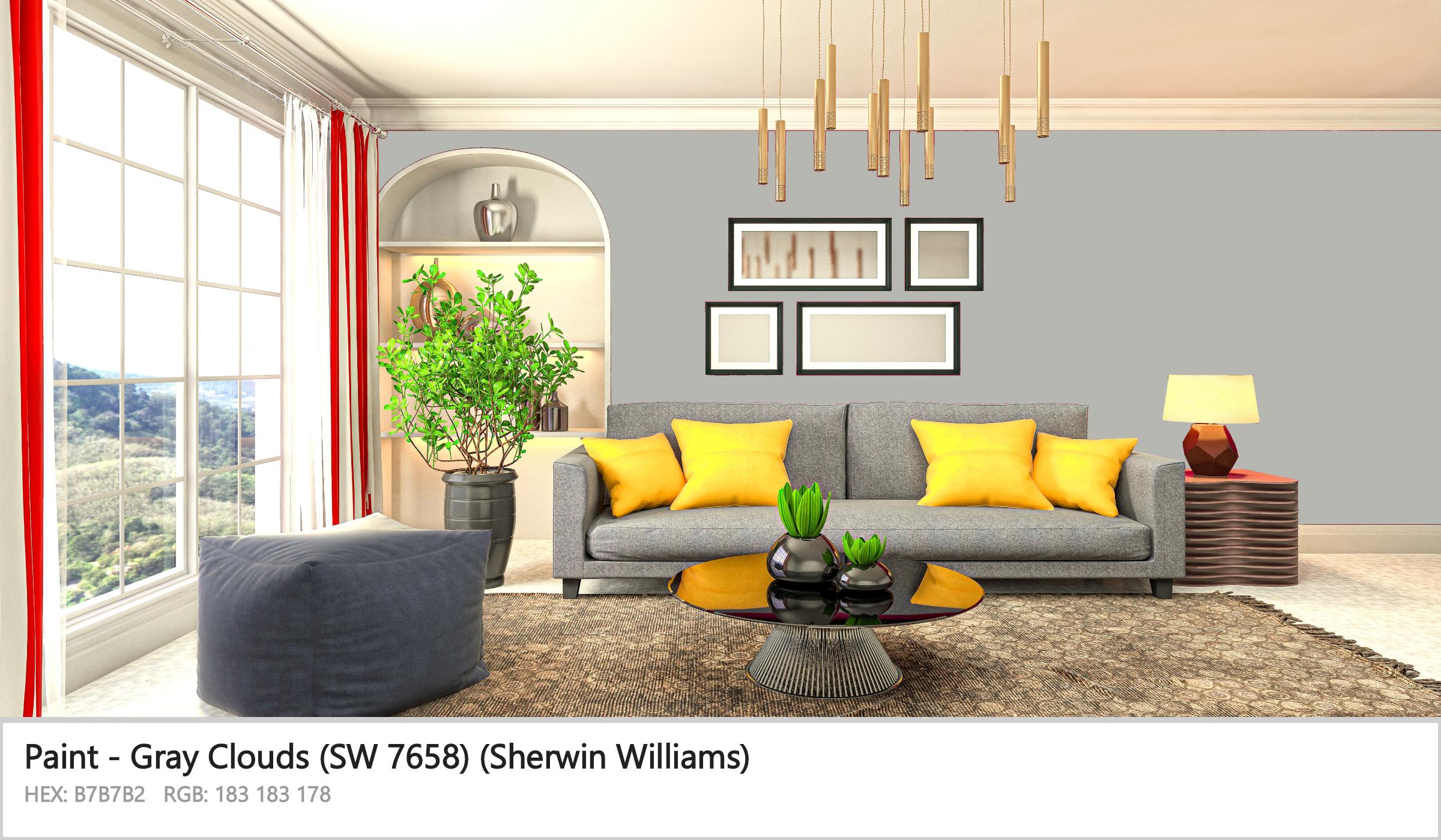 Sherwin Williams Gray Clouds (SW 7658) Paint color codes, similar ...