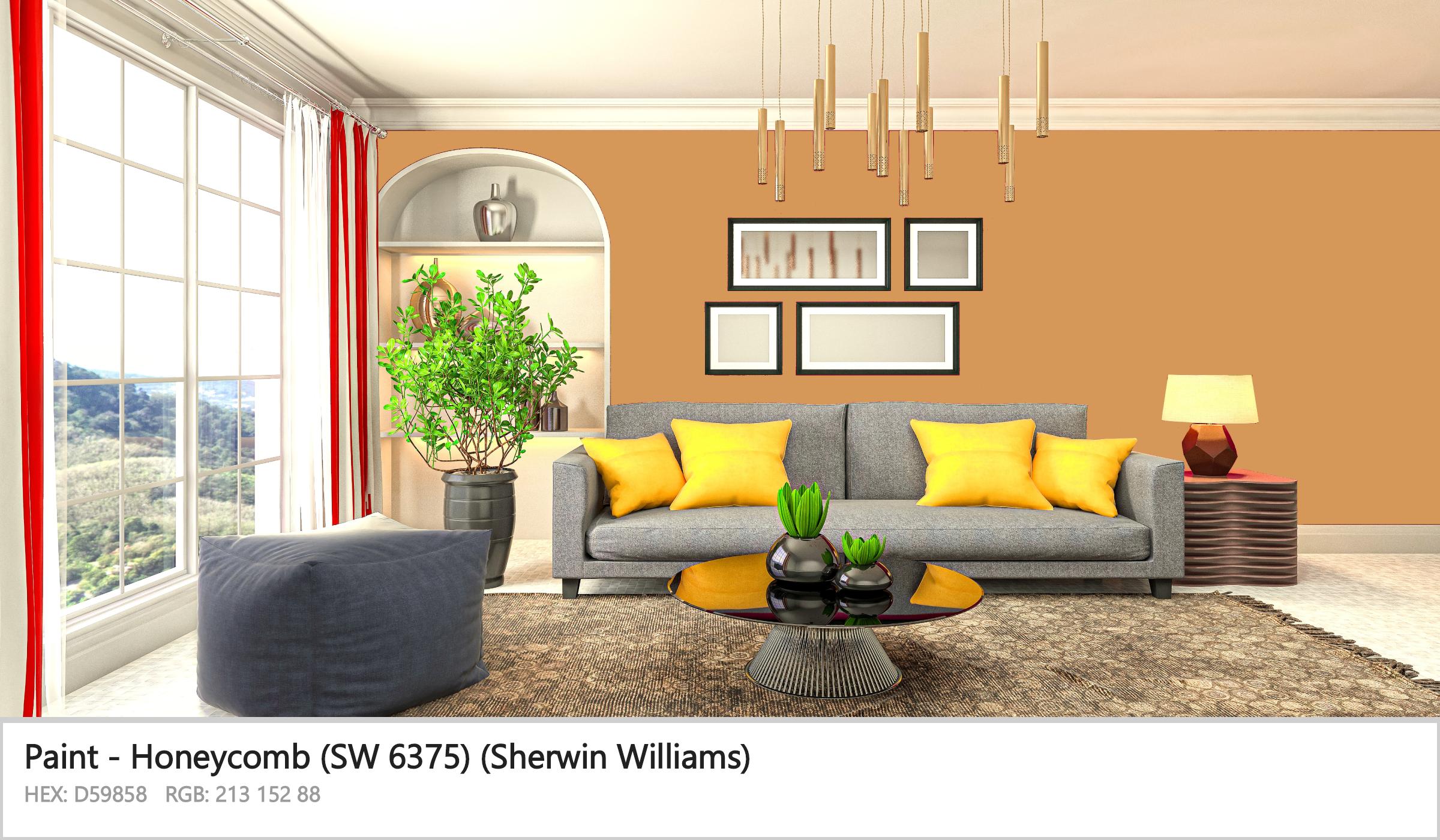 Sherwin Williams Honeycomb (SW 6375) Paint color codes, similar paints ...