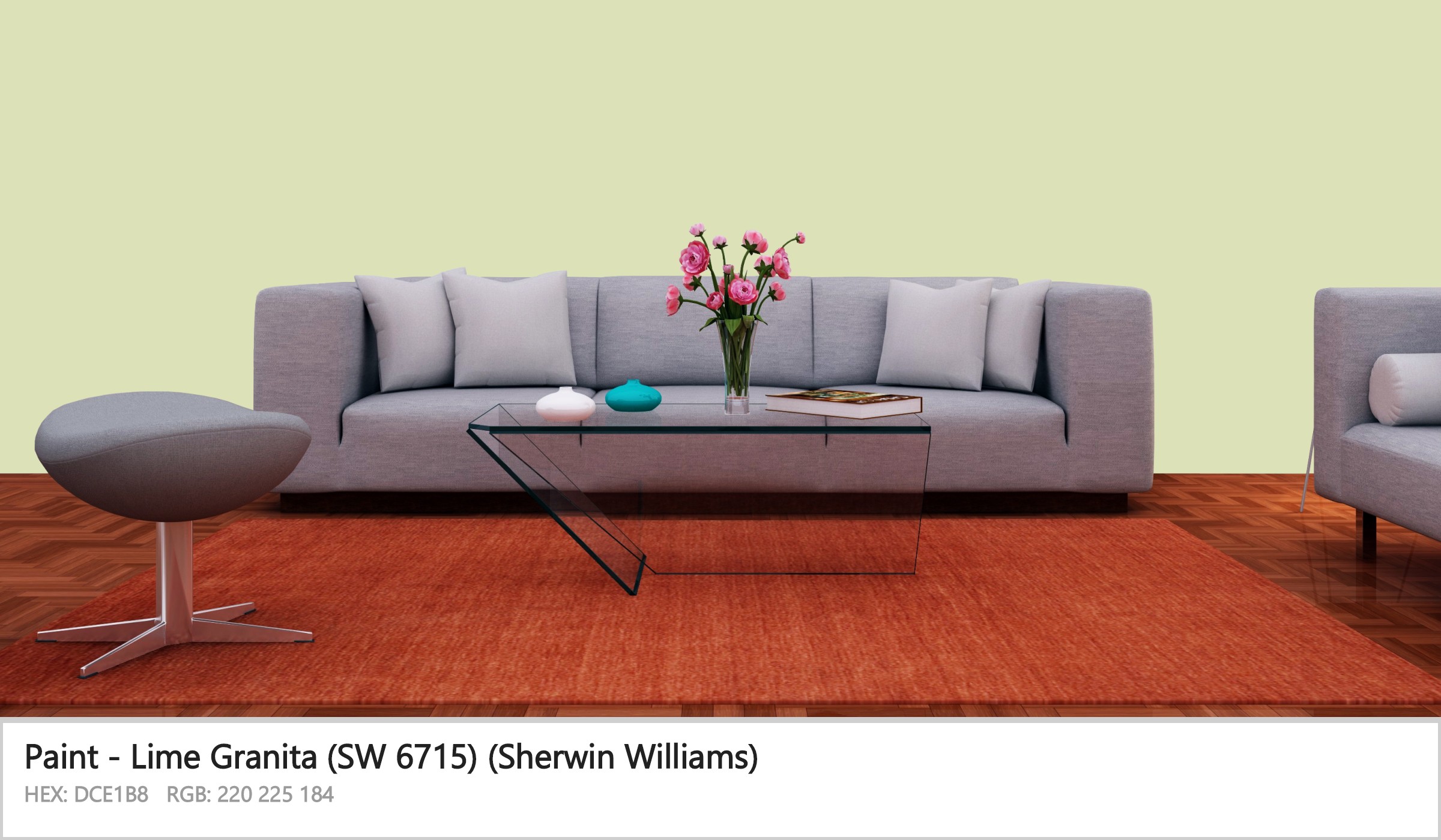 Sherwin Williams Lime Granita (SW 6715) Paint color codes, similar ...