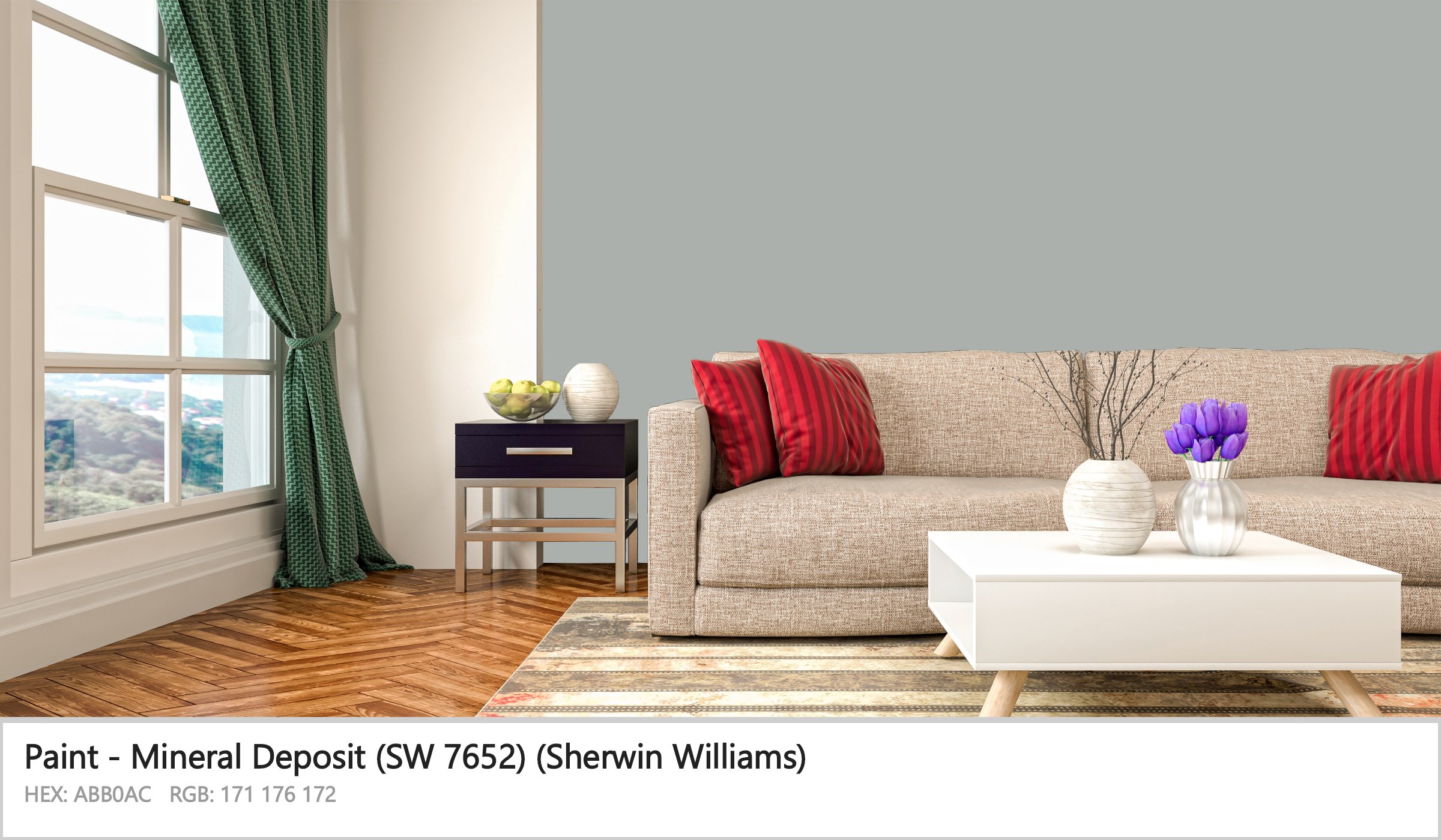Sherwin Williams Mineral Deposit (SW 7652) Paint color codes, similar ...