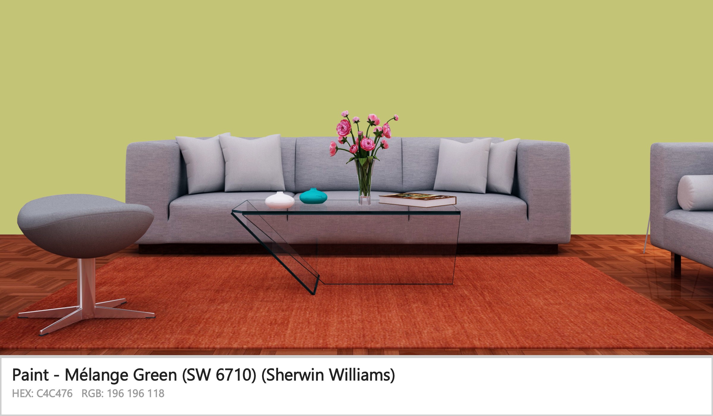 Sherwin Williams Mélange Green (SW 6710) Paint color codes, similar ...