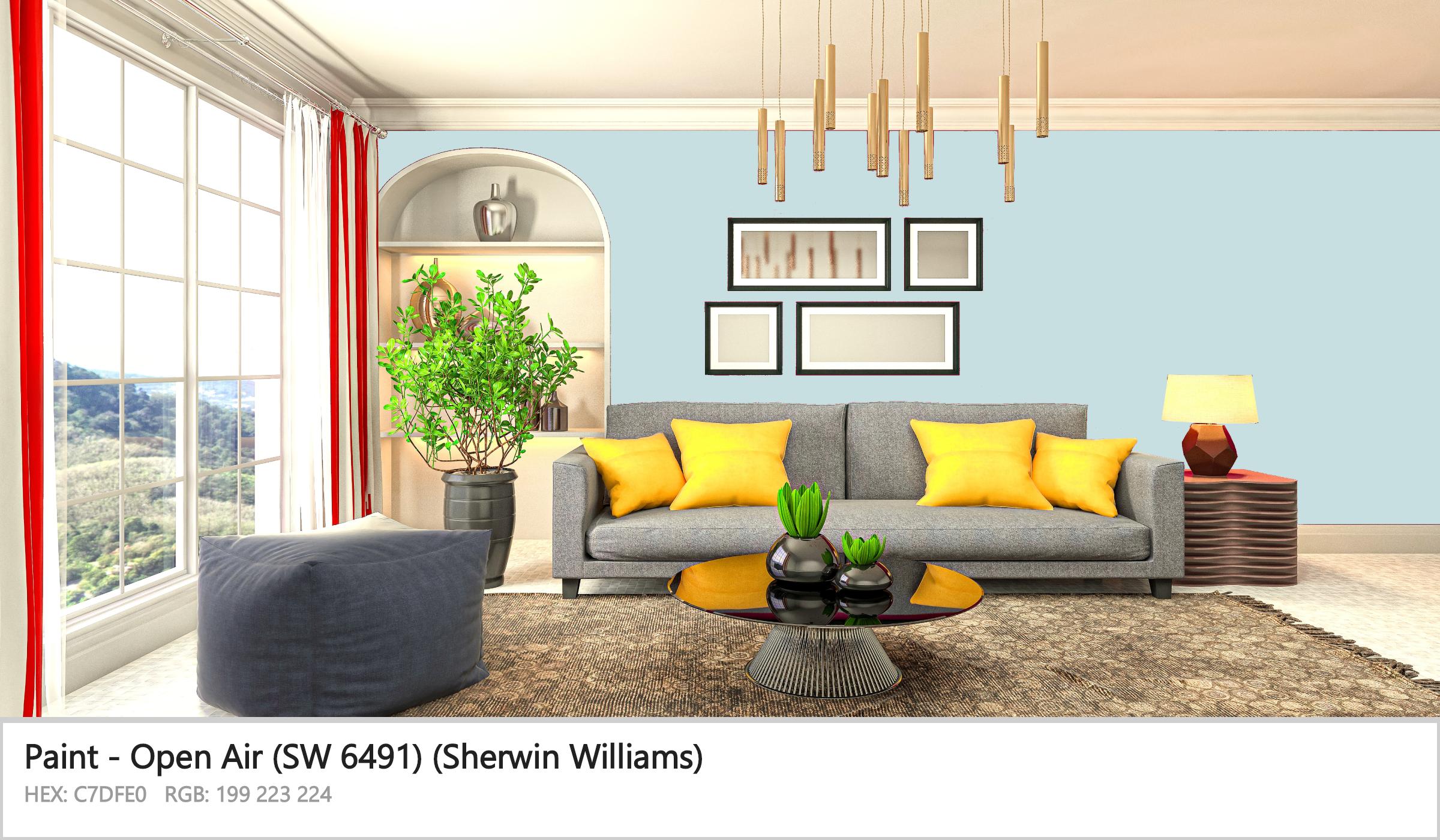 Sherwin Williams Open Air (SW 6491) Paint color codes, similar paints ...