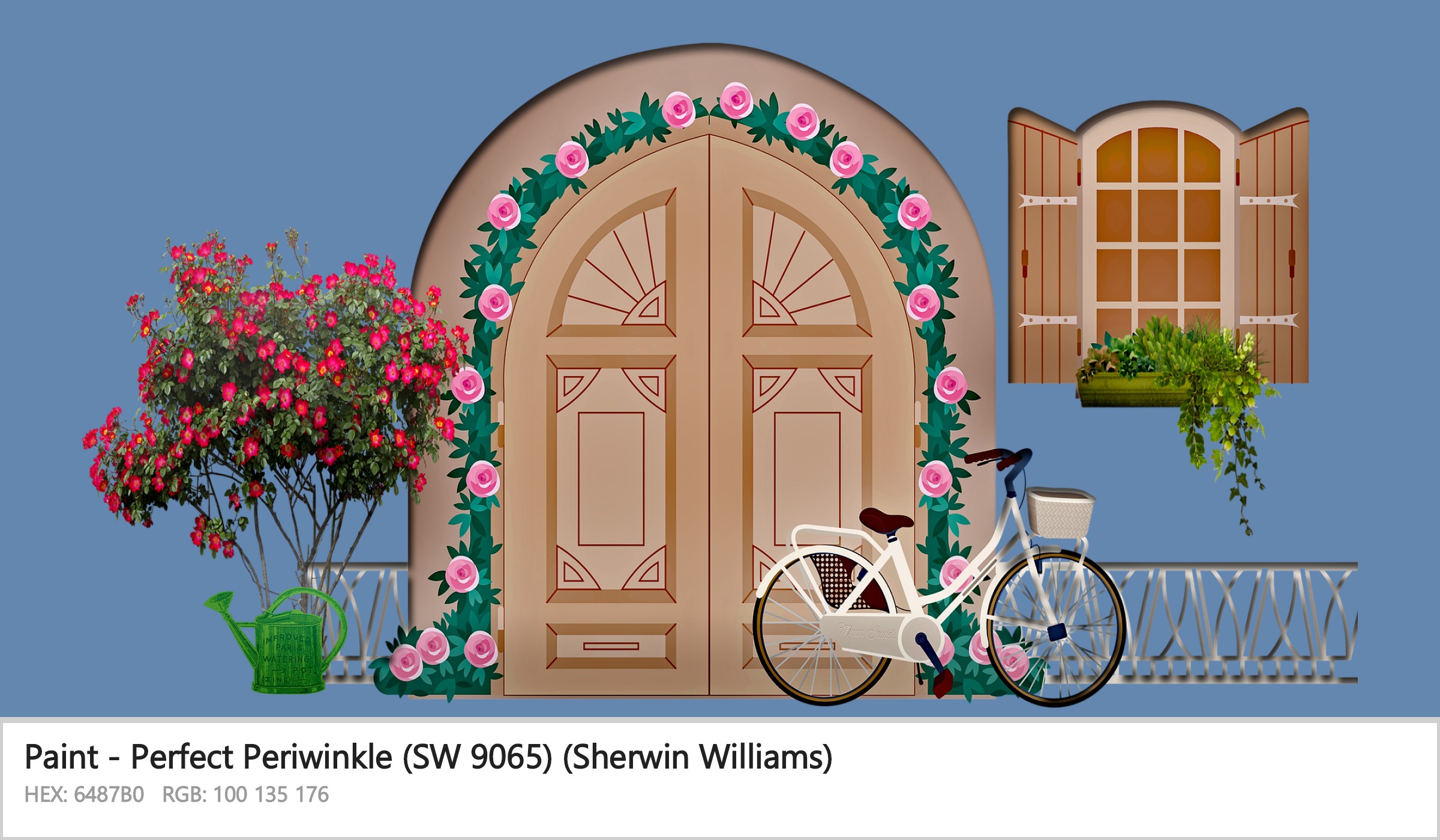 Sherwin Williams Perfect Periwinkle (SW 9065) Paint color codes ...