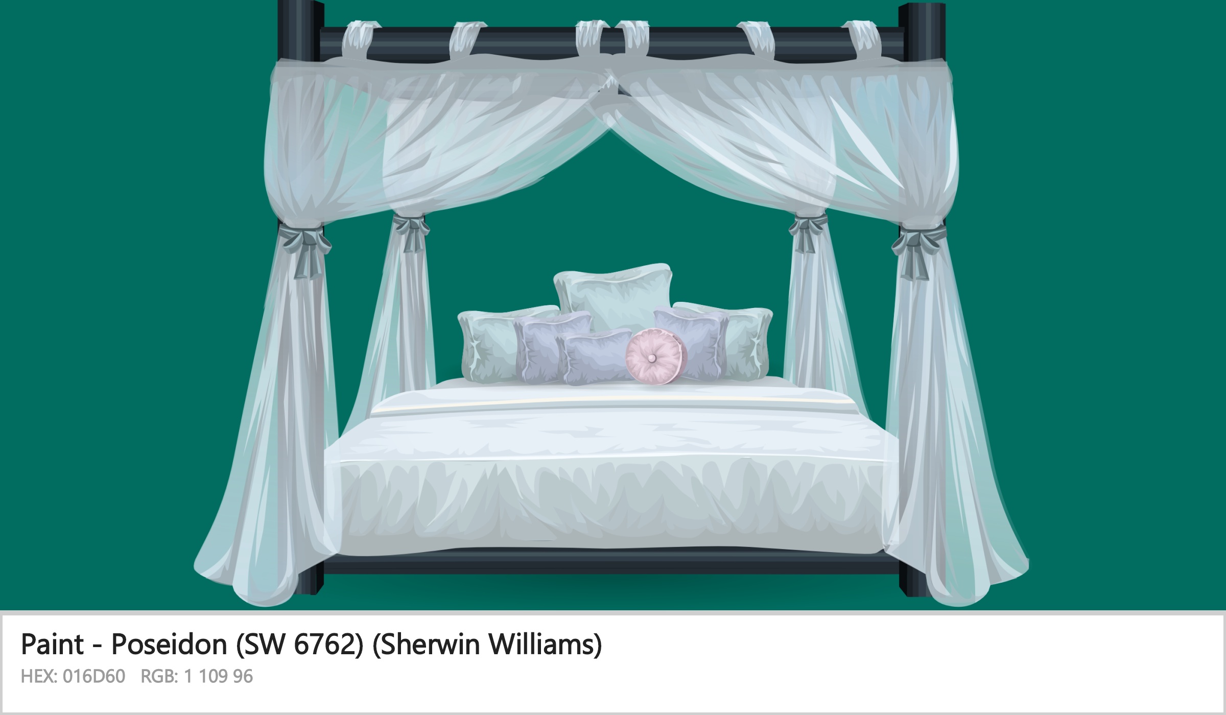 Sherwin Williams Poseidon (SW 6762) Paint color codes, similar paints ...
