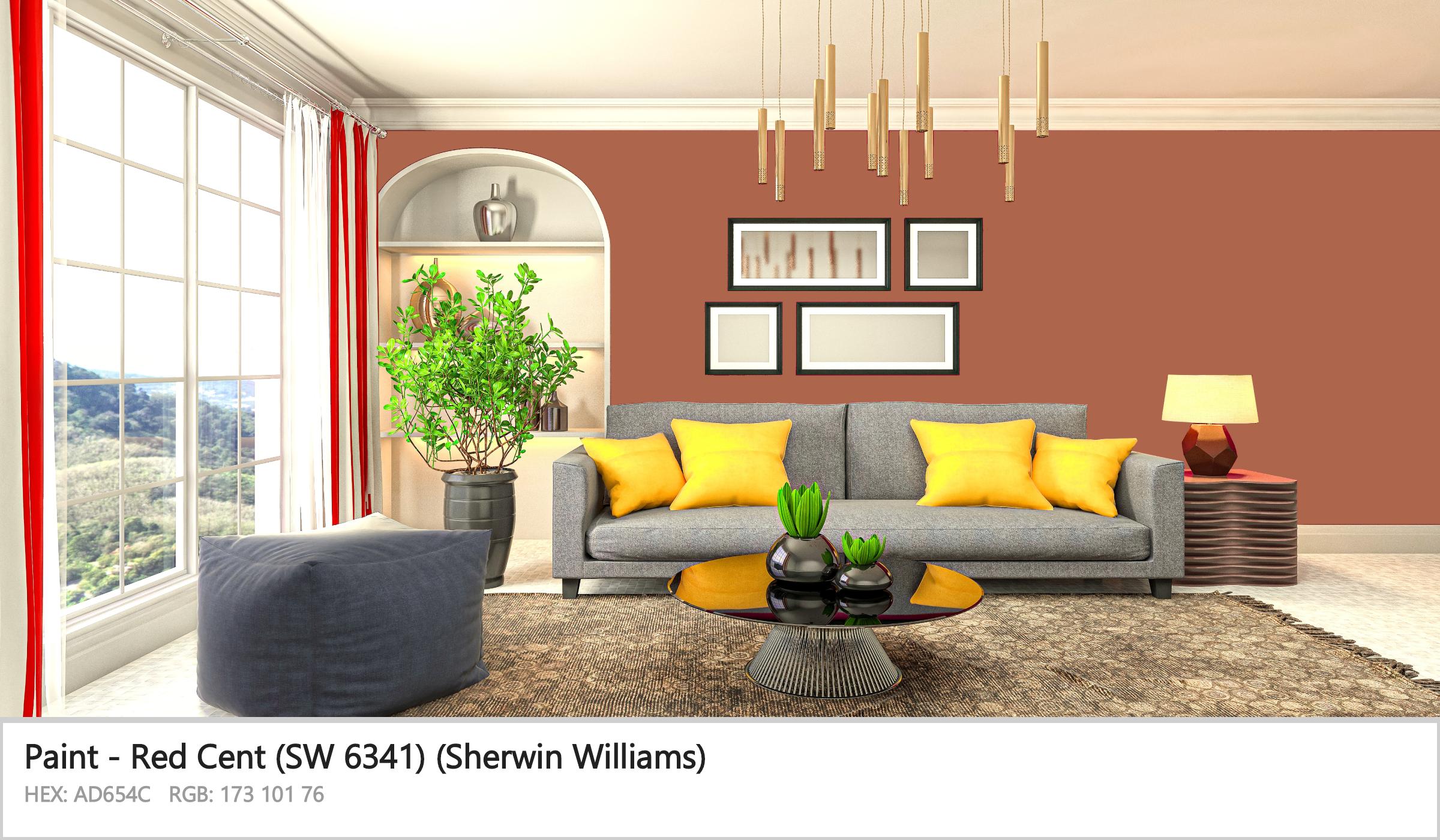 Sherwin Williams Red Cent (SW 6341) Paint color codes, similar paints ...