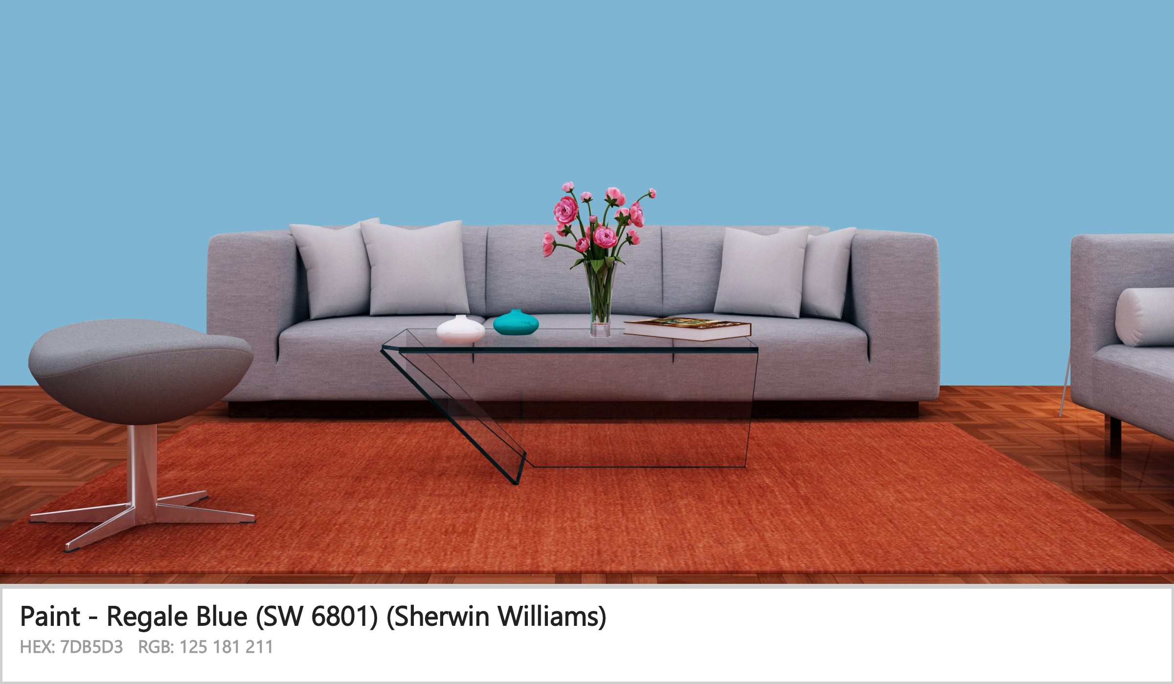 Sherwin Williams Regale Blue (SW 6801) Paint color codes, similar ...