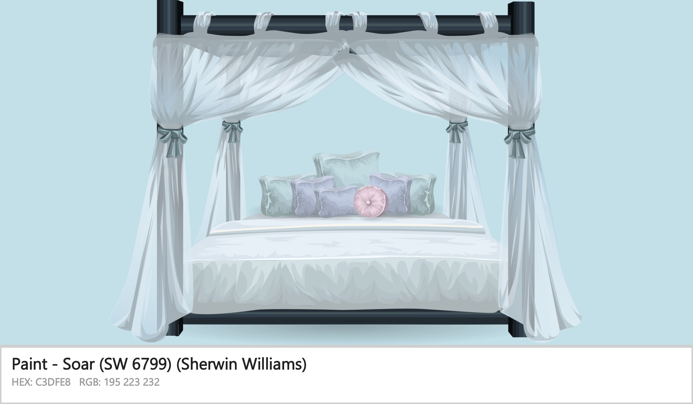 Sherwin Williams Soar (SW 6799) Paint color codes, similar paints and ...