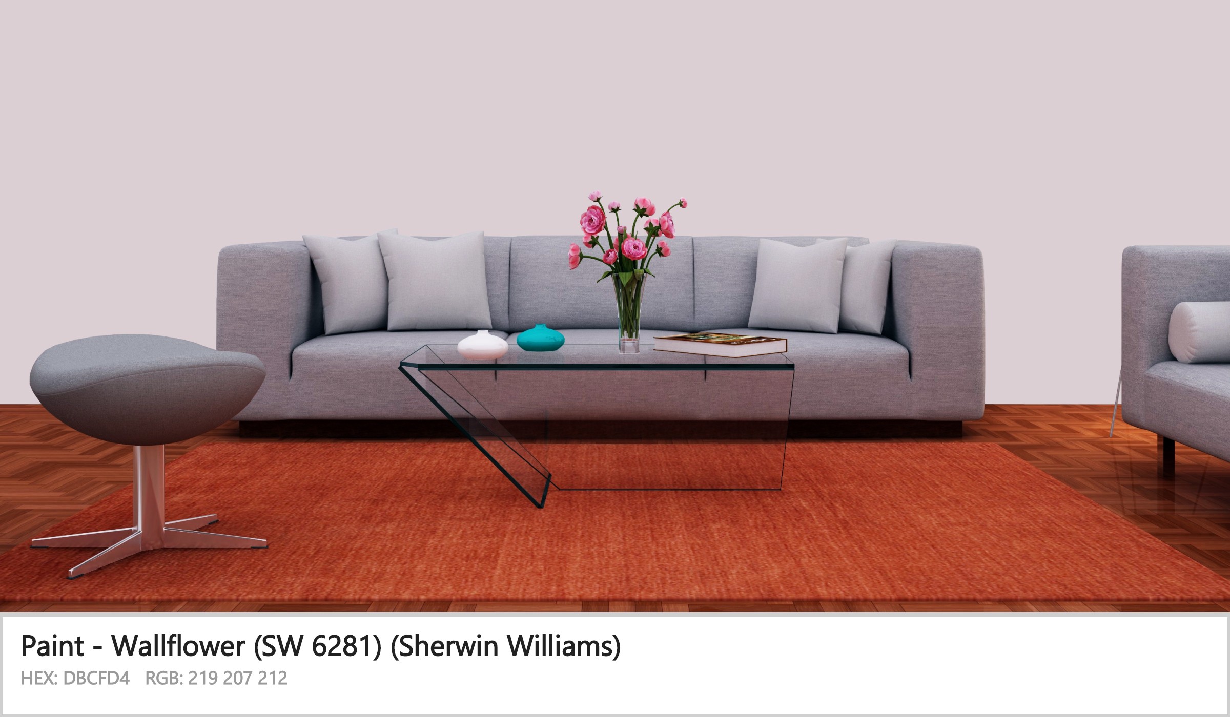 Sherwin Williams Wallflower (SW 6281) Paint color codes, similar paints ...