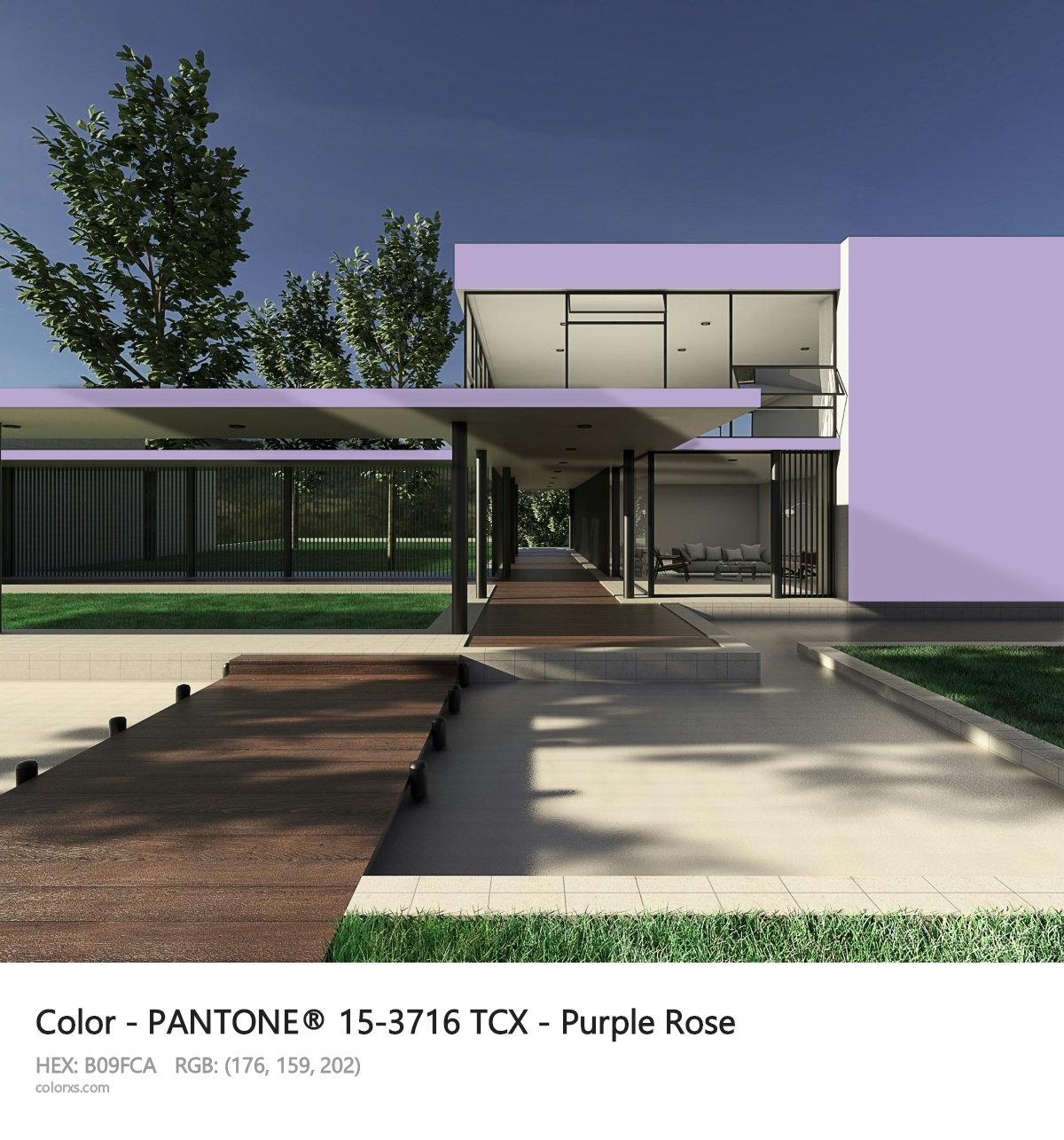 About PANTONE® 15-3716 TCX - Purple Rose Color - Color codes | matching ...