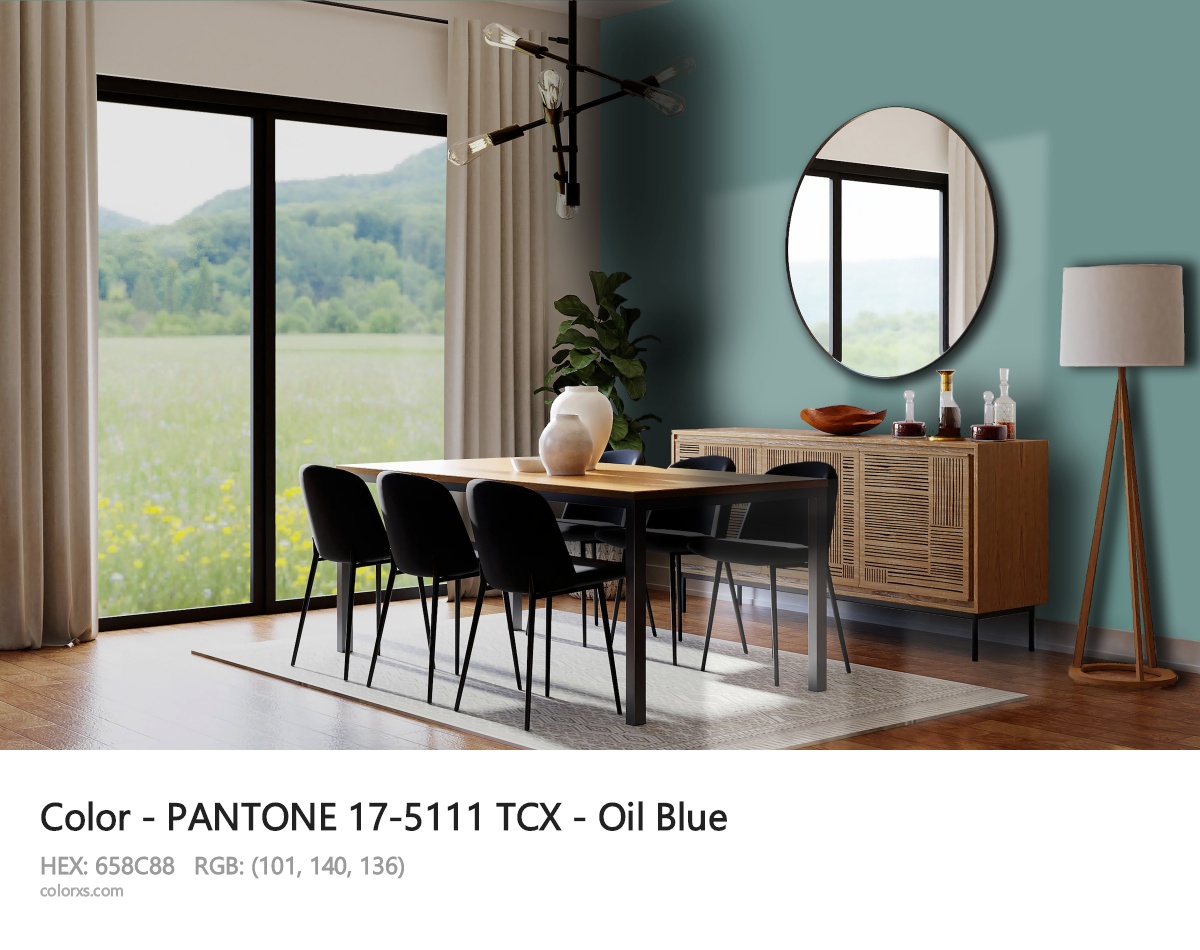 About PANTONE 17-5111 TCX - Oil Blue Color - Color codes | matching ...